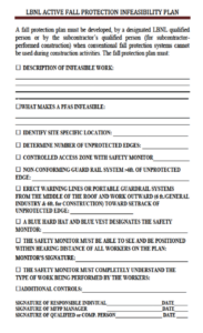 Chapter 30 – Fall Protection Program