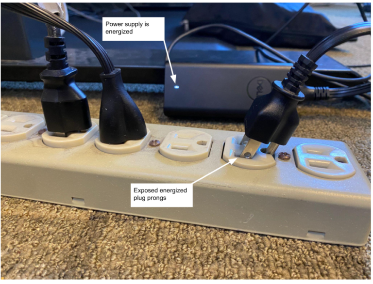 Be Alert to Shock Hazards When Unplugging Power Cords