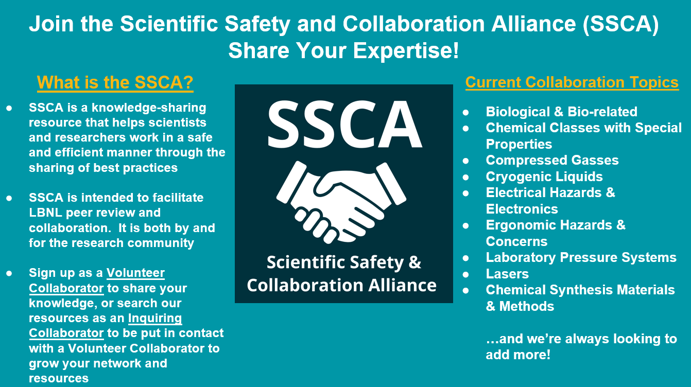 Share Your Expertise – Join the Scientific Safety and Collaboration ...